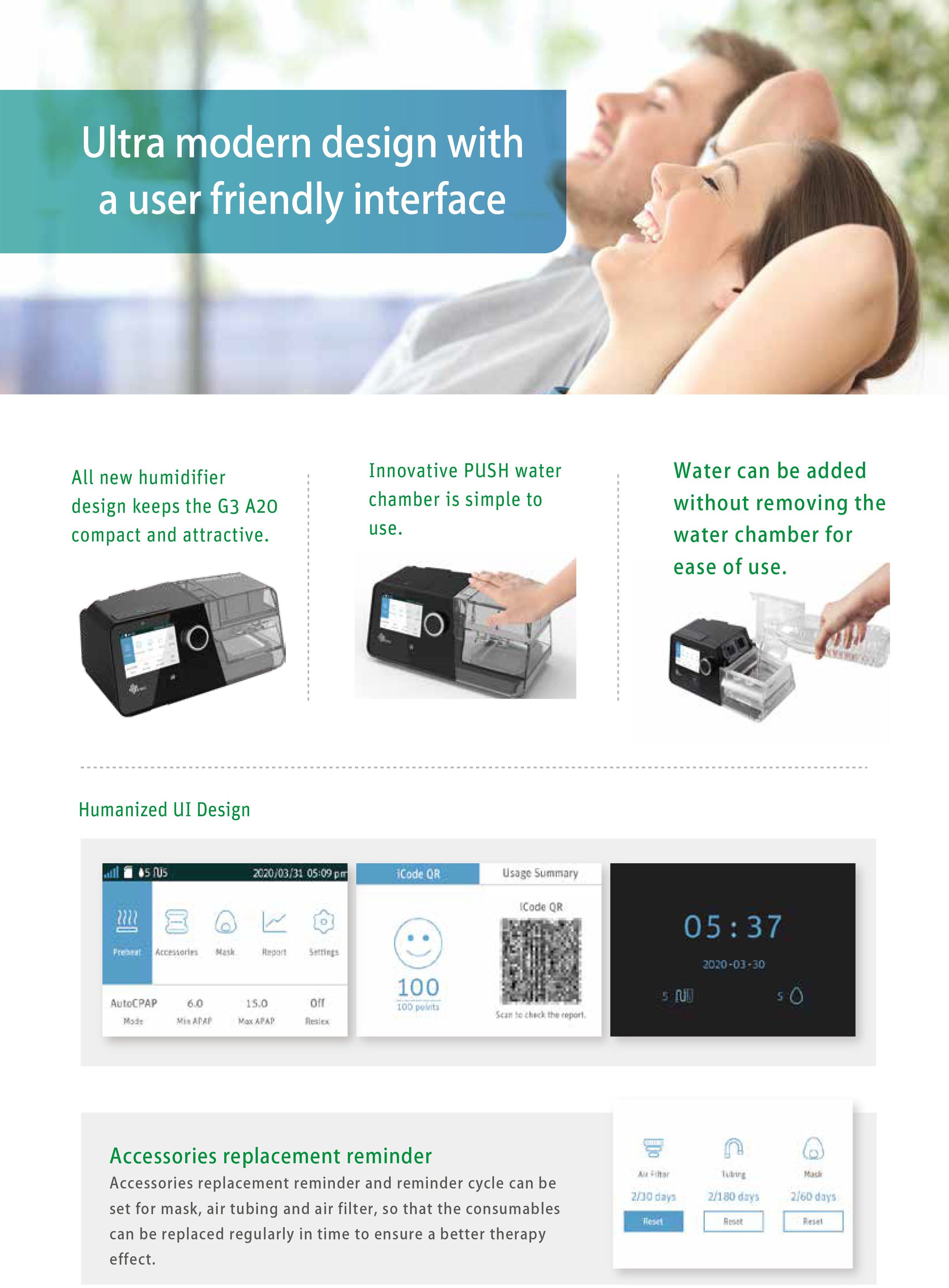 G3 Auto CPAP (A20) | Rapha Medical